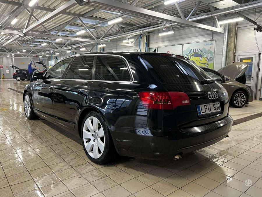 Melns Audi A6 2008 Viļņa, ar dzinēja tilpumu 2.70 L un nobraukumu 350 tūkst. km par 4550 €, foto 1 vietnē AUTOMOTO.COM.LV