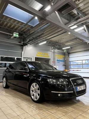 Melns Audi A6 2008 Viļņa, ar dzinēja tilpumu 2.70 L un nobraukumu 350 tūkst. km par 4550 €, foto 3 vietnē AUTOMOTO.COM.LV