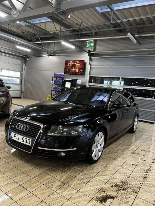 Melns Audi A6 2008 Viļņa, ar dzinēja tilpumu 2.70 L un nobraukumu 350 tūkst. km par 4550 €, foto 4 vietnē AUTOMOTO.COM.LV