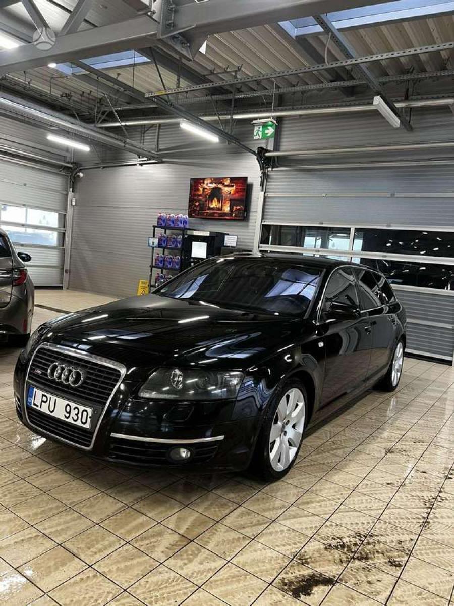 Melns Audi A6 2008 Viļņa, ar dzinēja tilpumu 2.70 L un nobraukumu 350 tūkst. km par 4550 €, foto 4 vietnē AUTOMOTO.COM.LV