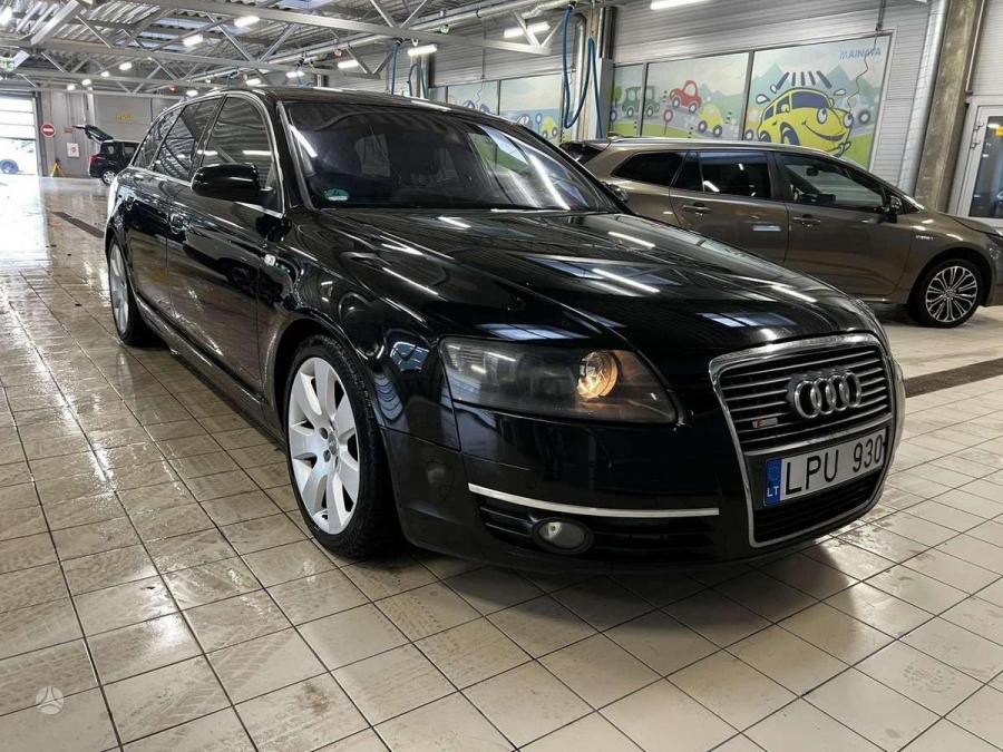 Melns Audi A6 2008 Viļņa, ar dzinēja tilpumu 2.70 L un nobraukumu 350 tūkst. km par 4550 €, foto 5 vietnē AUTOMOTO.COM.LV