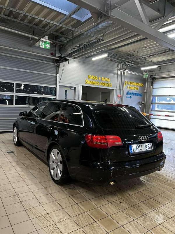 Melns Audi A6 2008 Viļņa, ar dzinēja tilpumu 3.00 L un nobraukumu 350 tūkst. km par 4550 €, foto 6 vietnē AUTOMOTO.COM.LV