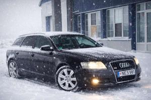 Melns Audi A6 2008 Viļņa, ar dzinēja tilpumu 2.70 L un nobraukumu 333 tūkst. km par 4550 €, foto  vietnē AUTOMOTO.COM.LV