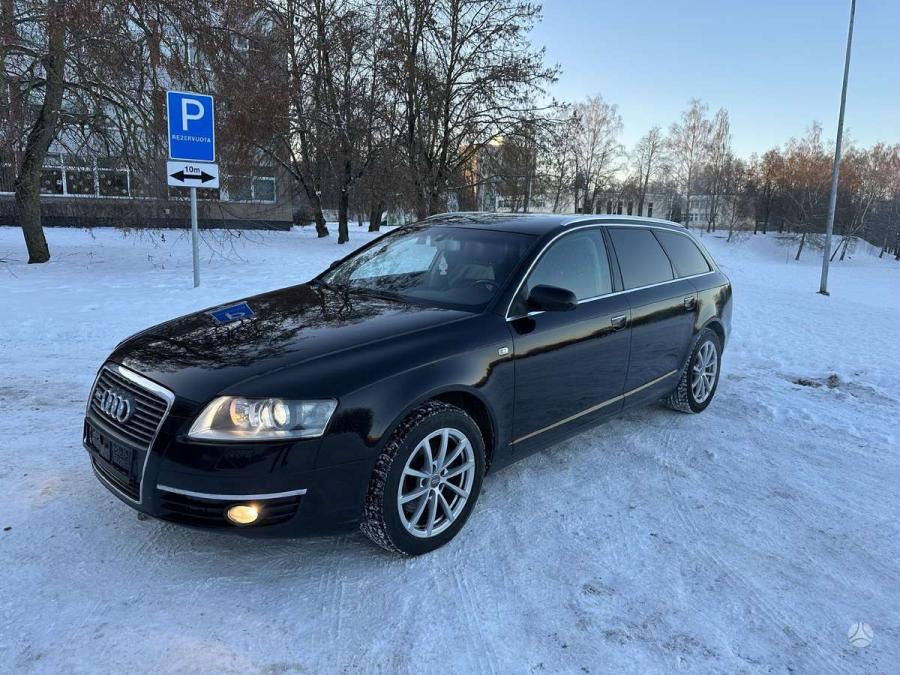 Black Audi A6 2008 in Marijampole, with an engine capacity of 2.70 L and mileage of 314 thousand km for 3899 €, photo 1 on AUTOMOTO.COM.LV