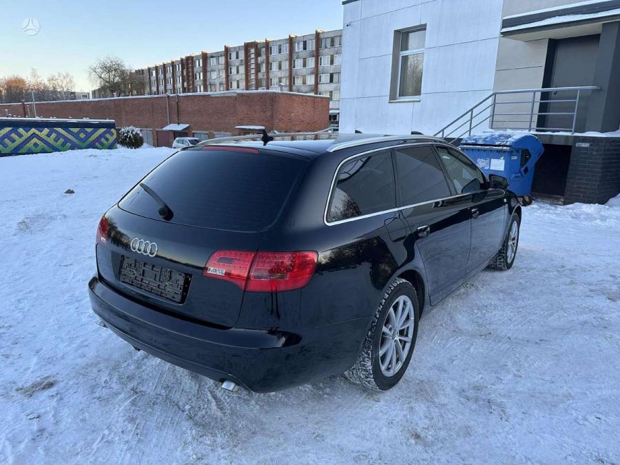 Black Audi A6 2008 in Marijampole, with an engine capacity of 2.70 L and mileage of 314 thousand km for 3899 €, photo 11 on AUTOMOTO.COM.LV