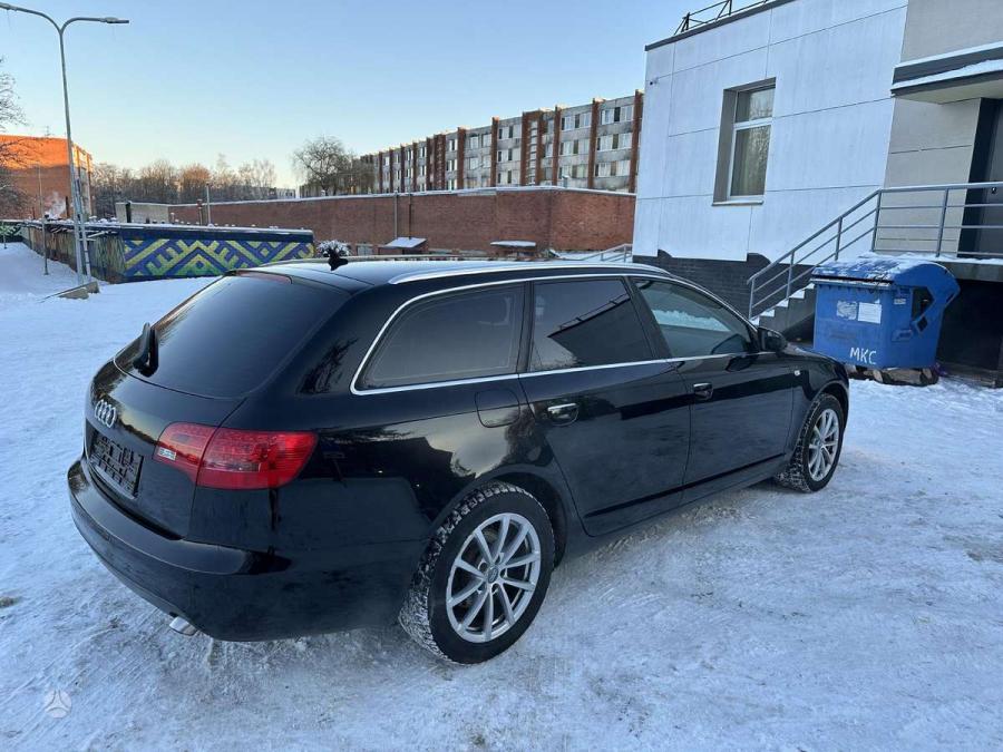 Black Audi A6 2008 in Marijampole, with an engine capacity of 2.70 L and mileage of 314 thousand km for 3899 €, photo 12 on AUTOMOTO.COM.LV