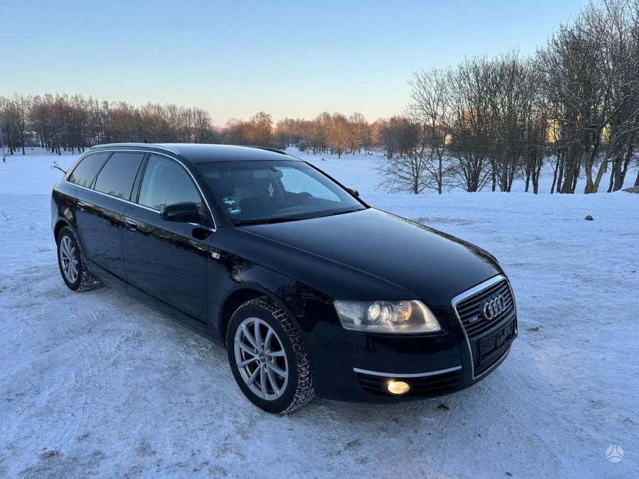 Black Audi A6 2008 in Marijampole, with an engine capacity of 2.70 L and mileage of 314 thousand km for 3899 €, photo 14 on AUTOMOTO.COM.LV