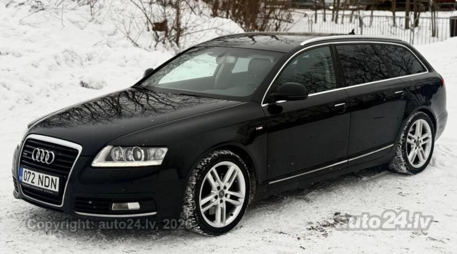 Black Audi A6 2008 in Tallinn, with an engine capacity of 3.00 L and mileage of 317 thousand km for 6799 €, photo 4 on AUTOMOTO.COM.LV