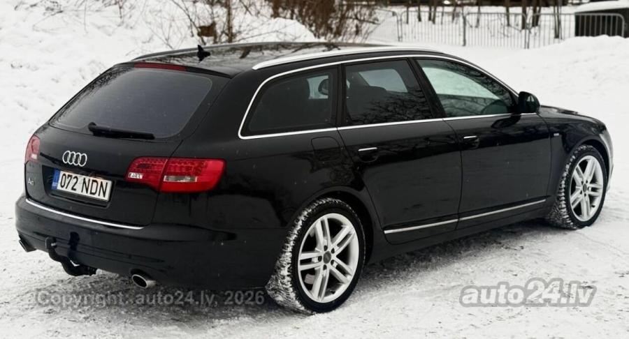 Black Audi A6 2008 in Tallinn, with an engine capacity of 3.00 L and mileage of 317 thousand km for 6799 €, photo 5 on AUTOMOTO.COM.LV