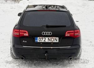 Black Audi A6 2008 in Tallinn, with an engine capacity of 3.00 L and mileage of 317 thousand km for 6799 €, photo 6 on AUTOMOTO.COM.LV