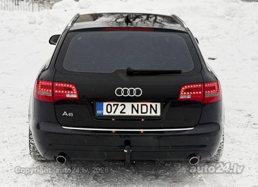 Black Audi A6 2008 in Tallinn, with an engine capacity of 3.00 L and mileage of 317 thousand km for 6799 €, photo 6 on AUTOMOTO.COM.LV
