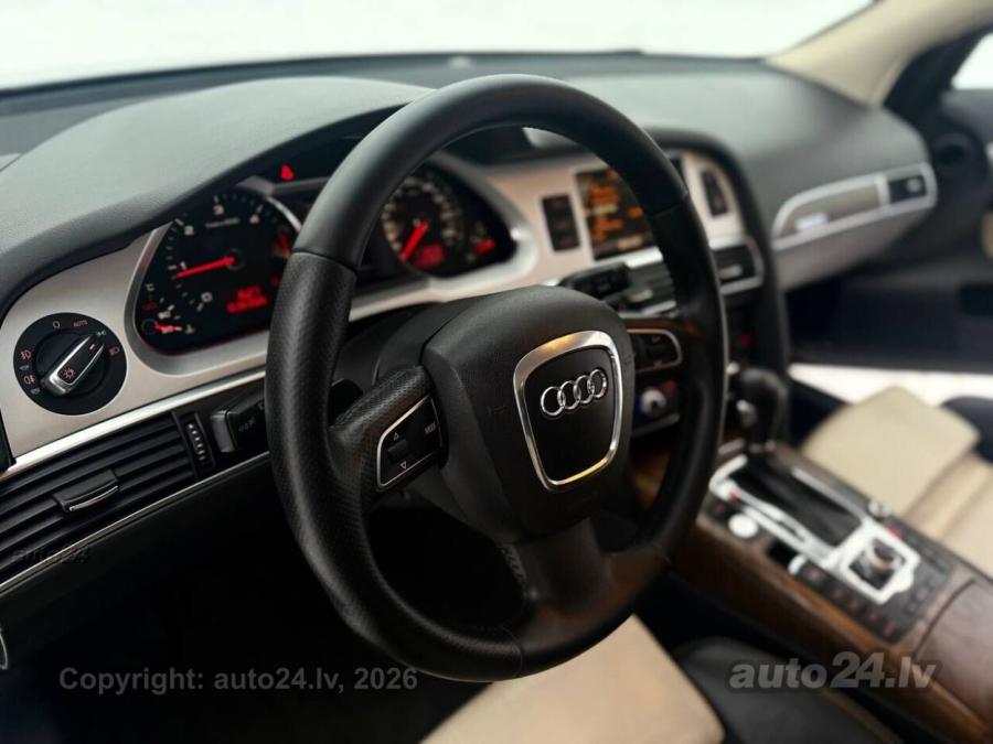 Black Audi A6 2008 in Tallinn, with an engine capacity of 3.00 L and mileage of 317 thousand km for 6799 €, photo 11 on AUTOMOTO.COM.LV
