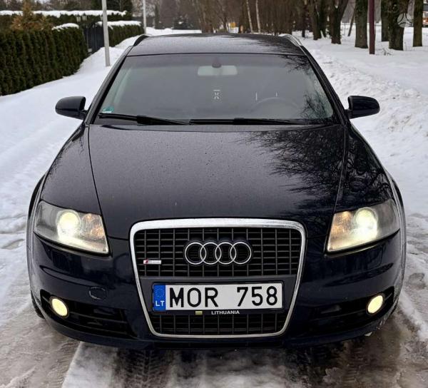 Melns Audi A6 2008 Viļņa, ar dzinēja tilpumu 2.70 L un nobraukumu 368 tūkst. km par 3300 €, foto 1 vietnē AUTOMOTO.COM.LV