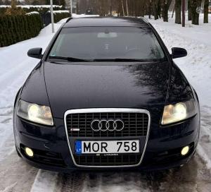 Melns Audi A6 2008 Viļņa, ar dzinēja tilpumu 2.70 L un nobraukumu 368 tūkst. km par 3300 €, foto  vietnē AUTOMOTO.COM.LV