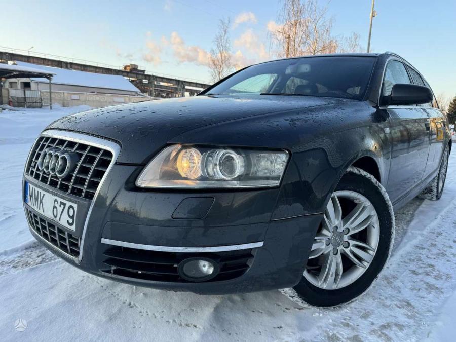 Black Audi A6 2008 in Kaunas, with an engine capacity of 2.70 L and mileage of 320 thousand km for 2350 €, photo 1 on AUTOMOTO.COM.LV