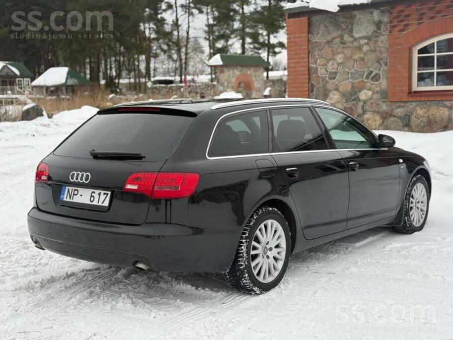 Black Audi A6 2008 in Riga, with an engine capacity of 2.00 L and mileage of 311 thousand km for 3680 €, photo 6 on AUTOMOTO.COM.LV