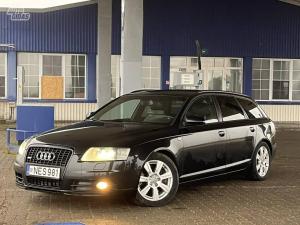 Melns Audi A6 2008 Viļņa, ar dzinēja tilpumu 2.70 L un nobraukumu 333 tūkst. km par 4750 €, foto 3 vietnē AUTOMOTO.COM.LV
