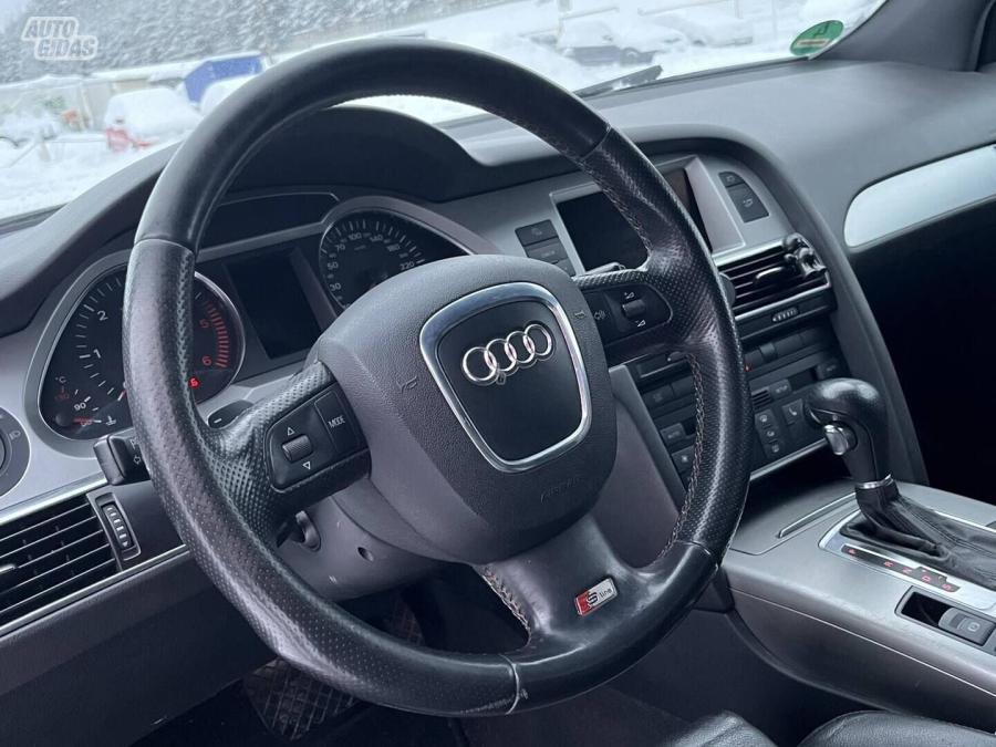 Melns Audi A6 2008 Viļņa, ar dzinēja tilpumu 2.70 L un nobraukumu 333 tūkst. km par 4750 €, foto 12 vietnē AUTOMOTO.COM.LV