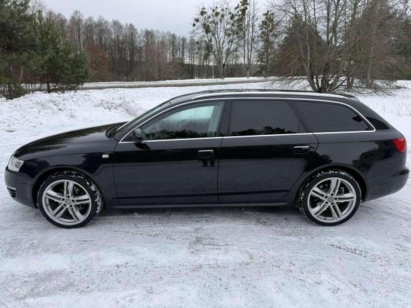 Black Audi A6 2008 in Prienai, with an engine capacity of 2.70 L and mileage of 329 thousand km for 4299 €, photo 6 on AUTOMOTO.COM.LV