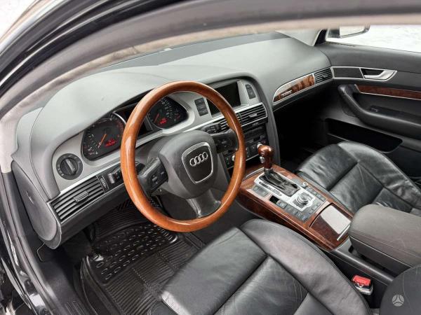 Black Audi A6 2008 in Prienai, with an engine capacity of 2.70 L and mileage of 329 thousand km for 4299 €, photo 7 on AUTOMOTO.COM.LV