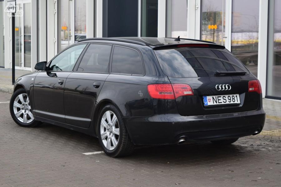 Black Audi A6 2008 in Vilnius, with an engine capacity of 2.70 L and mileage of 334 thousand km for 4750 €, photo 7 on AUTOMOTO.COM.LV