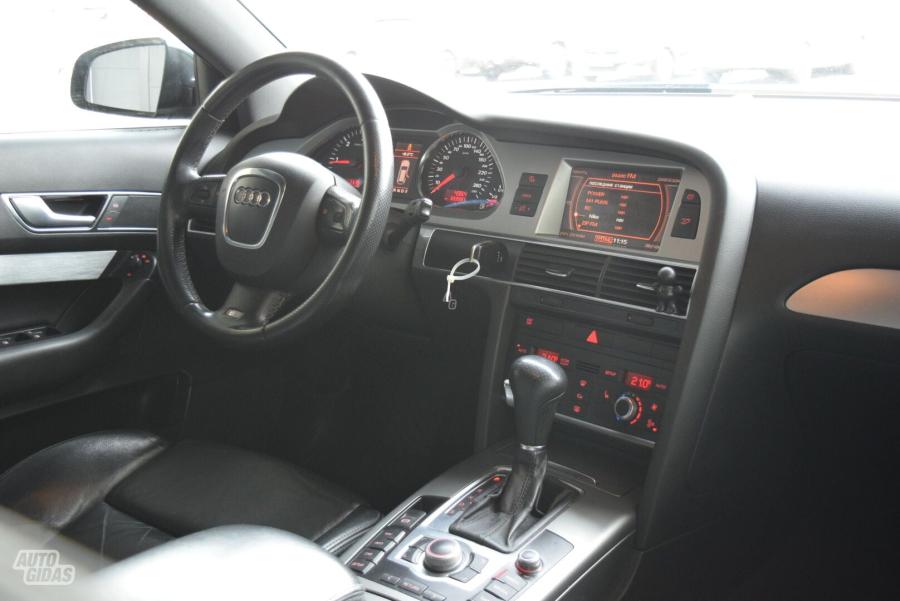 Black Audi A6 2008 in Vilnius, with an engine capacity of 2.70 L and mileage of 334 thousand km for 4750 €, photo 12 on AUTOMOTO.COM.LV
