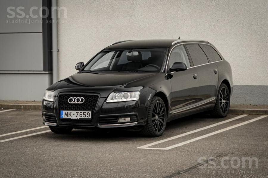 Black Audi A6 2008 in Riga, with an engine capacity of 2.70 L and mileage of 277 thousand km for 5790 €, photo 1 on AUTOMOTO.COM.LV