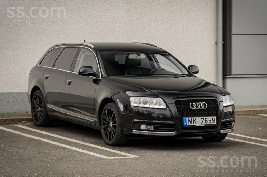 Black Audi A6 2008 in Riga, with an engine capacity of 2.70 L and mileage of 277 thousand km for 5790 €, photo 4 on AUTOMOTO.COM.LV