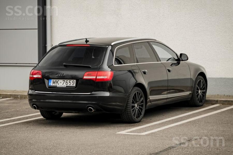 Black Audi A6 2008 in Riga, with an engine capacity of 2.70 L and mileage of 277 thousand km for 5790 €, photo 5 on AUTOMOTO.COM.LV