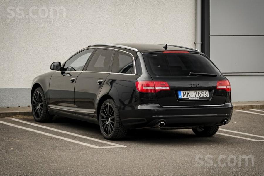 Black Audi A6 2008 in Riga, with an engine capacity of 2.70 L and mileage of 277 thousand km for 5790 €, photo 7 on AUTOMOTO.COM.LV