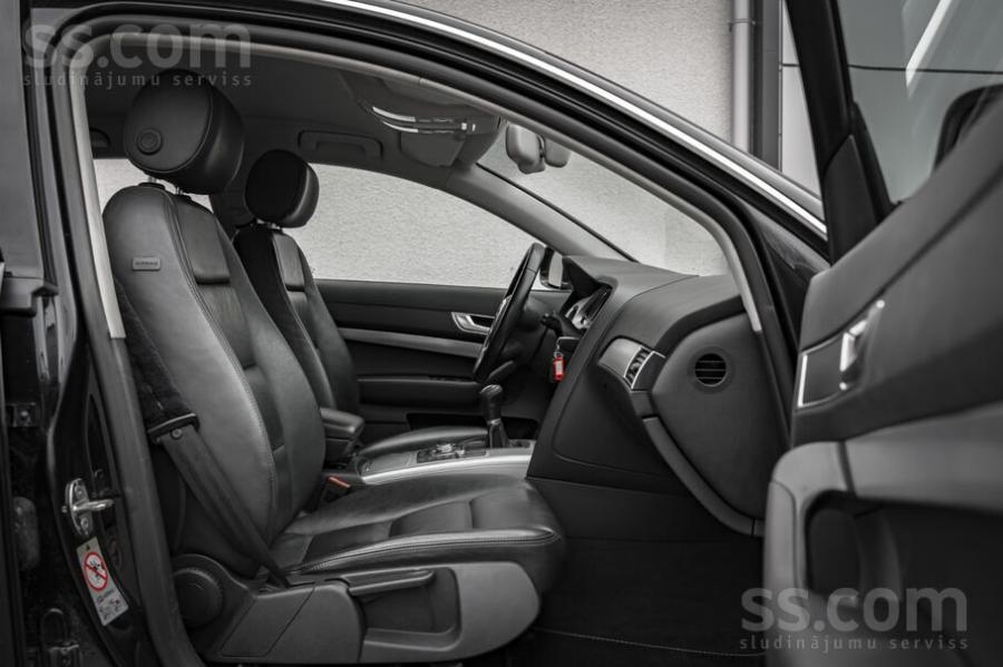 Black Audi A6 2008 in Riga, with an engine capacity of 2.70 L and mileage of 277 thousand km for 5790 €, photo 9 on AUTOMOTO.COM.LV