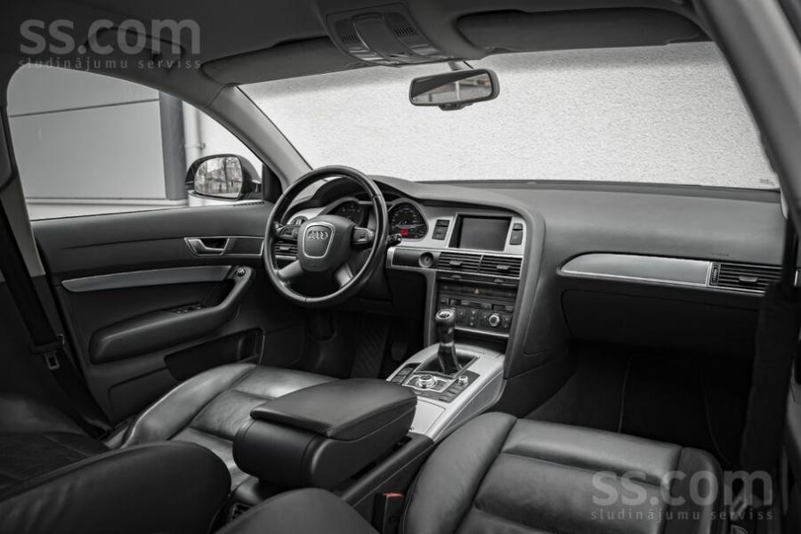 Black Audi A6 2008 in Riga, with an engine capacity of 2.70 L and mileage of 277 thousand km for 5790 €, photo 13 on AUTOMOTO.COM.LV