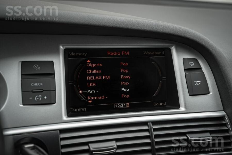 Black Audi A6 2008 in Riga, with an engine capacity of 2.70 L and mileage of 277 thousand km for 5790 €, photo 19 on AUTOMOTO.COM.LV