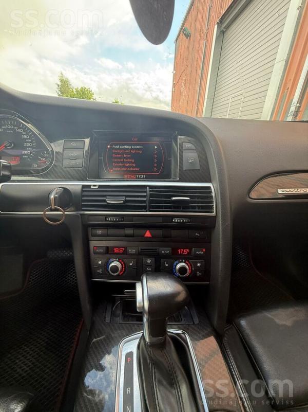 Black Audi A6 2008 in Riga, with an engine capacity of 3.00 L and mileage of 0 thousand km for 4900 €, photo 8 on AUTOMOTO.COM.LV