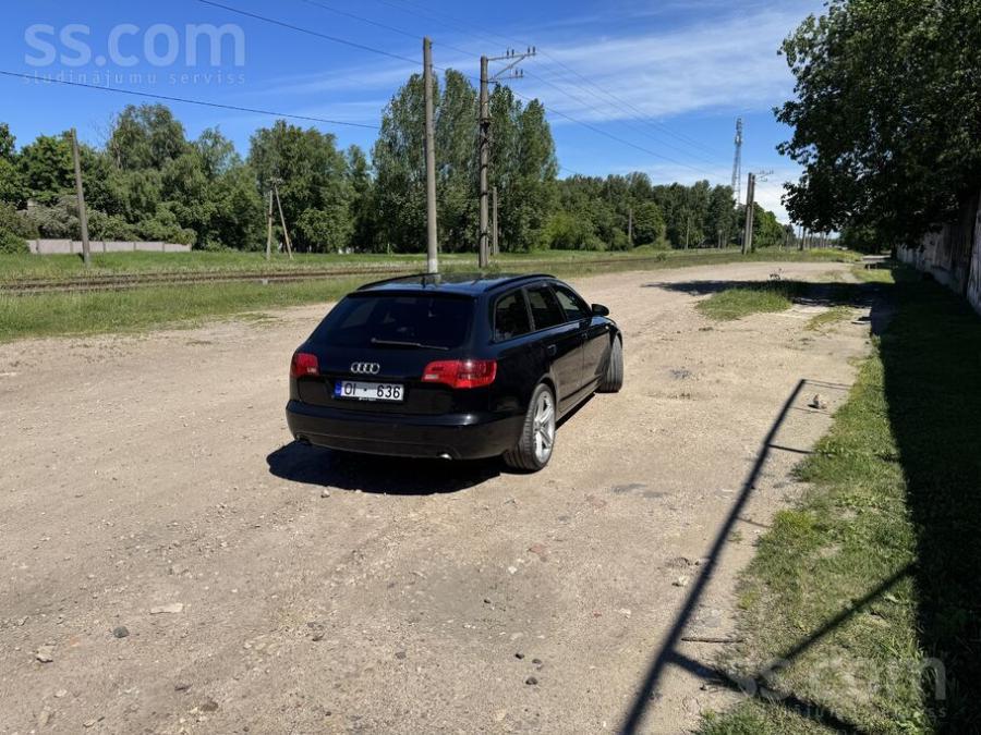 Black Audi A6 2008 in Riga, with an engine capacity of 3.00 L and mileage of 324 thousand km for 6700 €, photo 6 on AUTOMOTO.COM.LV