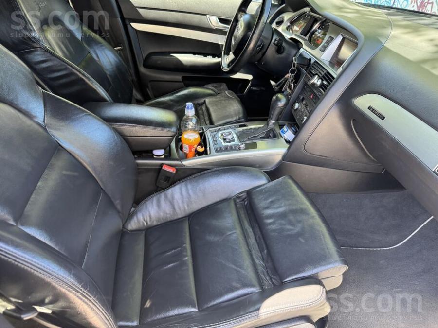 Black Audi A6 2008 in Riga, with an engine capacity of 3.00 L and mileage of 324 thousand km for 6700 €, photo 19 on AUTOMOTO.COM.LV