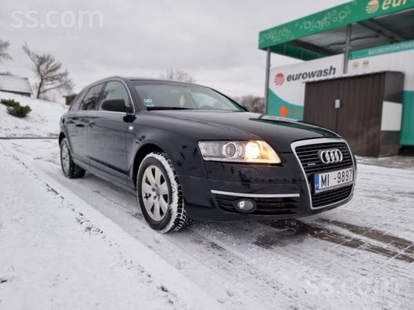 Black Audi A6 2008 in Riga, with an engine capacity of 3.00 L and mileage of 352 thousand km for 3000 €, photo 1 on AUTOMOTO.COM.LV