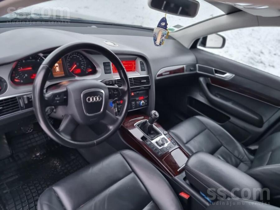 Black Audi A6 2008 in Riga, with an engine capacity of 3.00 L and mileage of 352 thousand km for 3000 €, photo 5 on AUTOMOTO.COM.LV