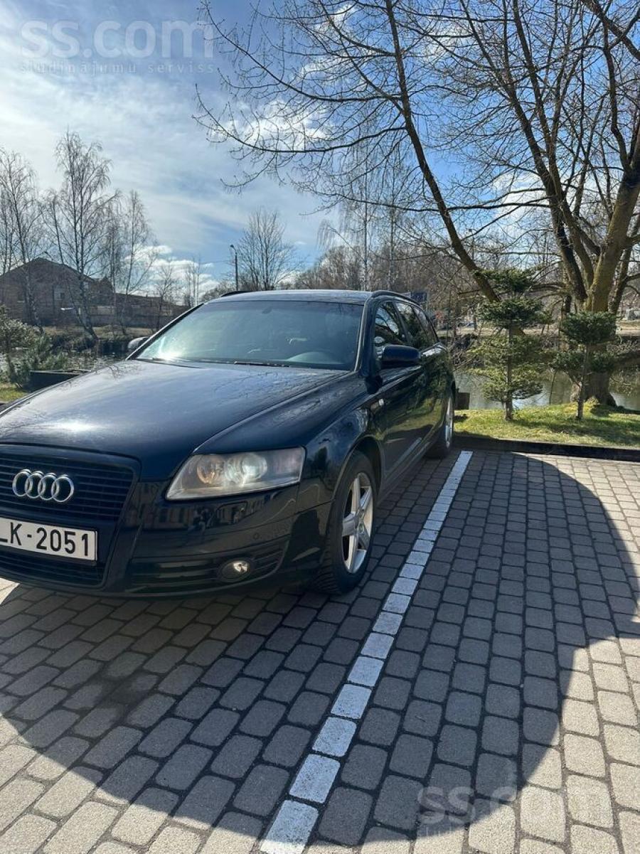 Black Audi A6 2008 in Riga, with an engine capacity of 2.70 L and mileage of 269 thousand km for 4900 €, photo 1 on AUTOMOTO.COM.LV