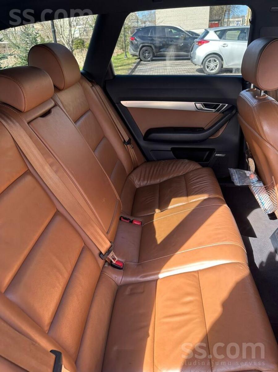 Black Audi A6 2008 in Riga, with an engine capacity of 2.70 L and mileage of 269 thousand km for 4900 €, photo 11 on AUTOMOTO.COM.LV