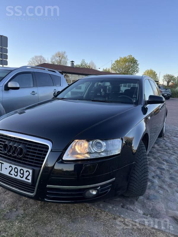 Melns Audi A6 2008 Dobele, ar dzinēja tilpumu 2.70 L un nobraukumu 327 tūkst. km par 3600 €, foto 2 vietnē AUTOMOTO.COM.LV