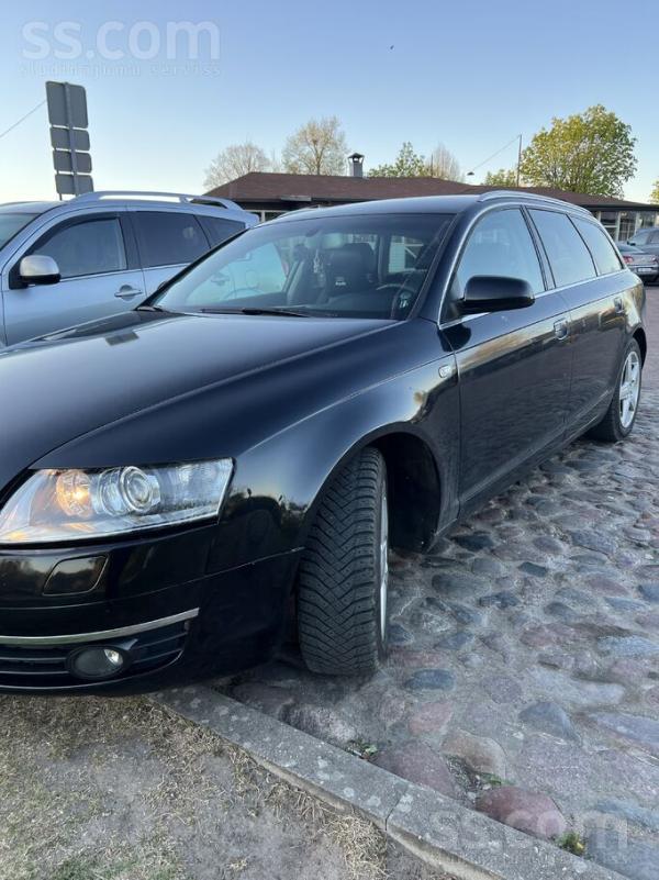 Melns Audi A6 2008 Dobele, ar dzinēja tilpumu 2.70 L un nobraukumu 327 tūkst. km par 3600 €, foto 3 vietnē AUTOMOTO.COM.LV