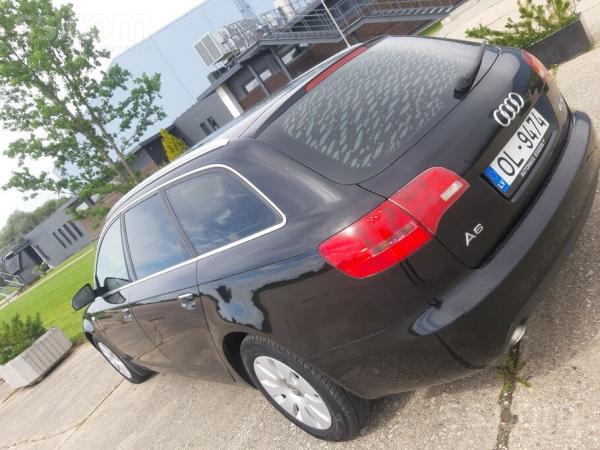 Black Audi A6 2008 in Riga, with an engine capacity of 2.00 L and mileage of 402 thousand km for 3490 €, photo 5 on AUTOMOTO.COM.LV