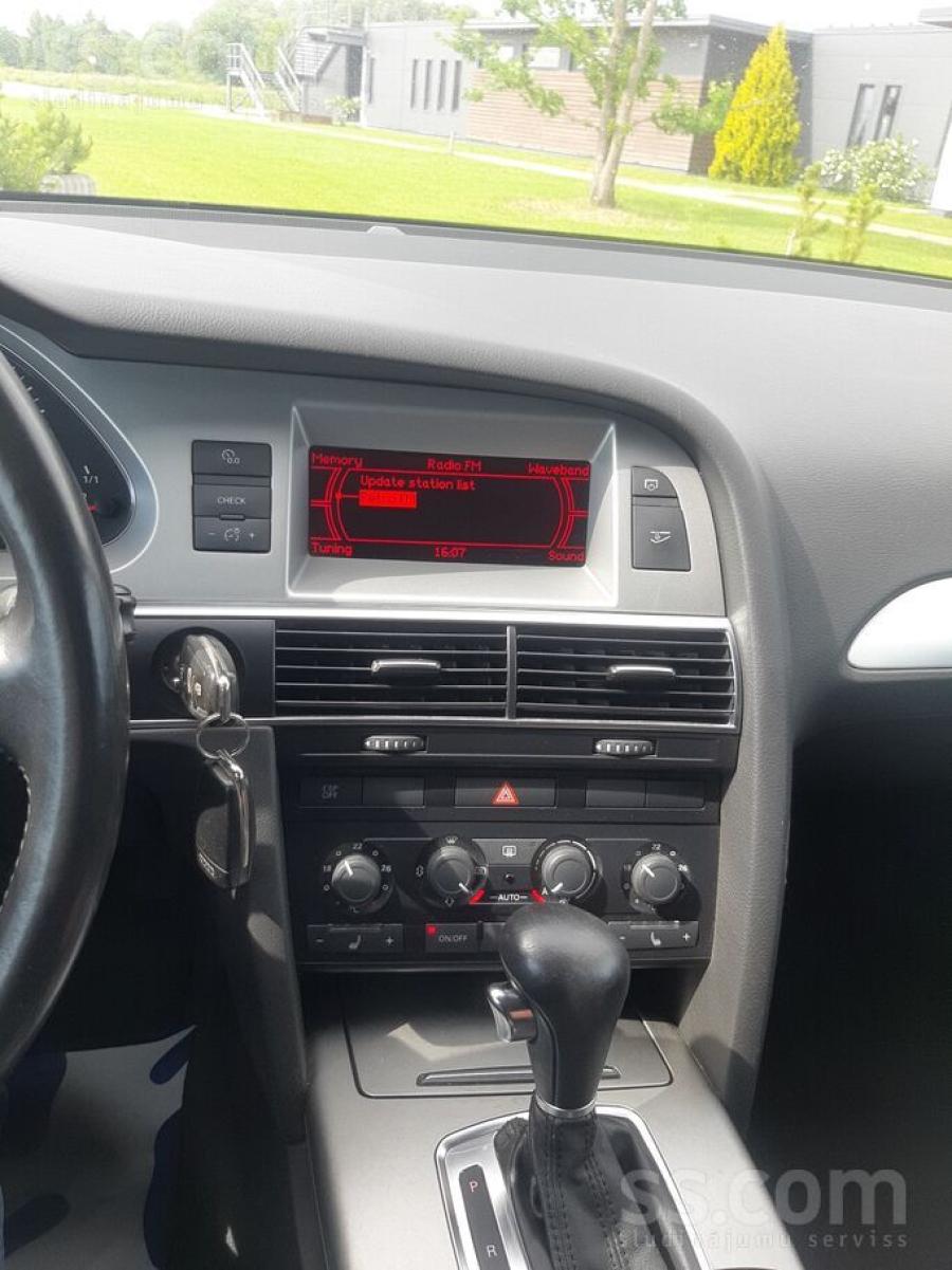 Melns Audi A6 2008 Rīga, ar dzinēja tilpumu 2.00 L un nobraukumu 402 tūkst. km par 3490 €, foto 7 vietnē AUTOMOTO.COM.LV