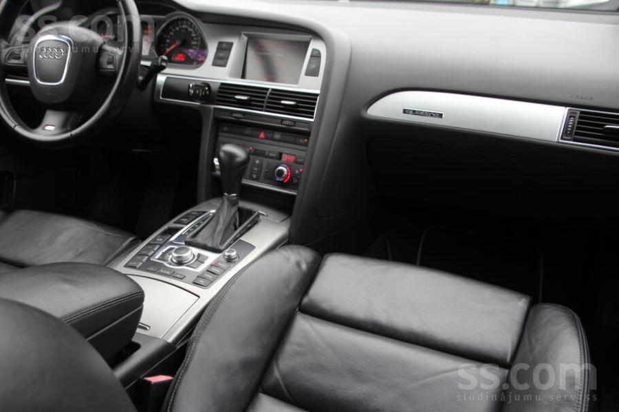 Melns Audi A6 2008 Tukums, ar dzinēja tilpumu 3.00 L un nobraukumu 292 tūkst. km par 4990 €, foto 9 vietnē AUTOMOTO.COM.LV