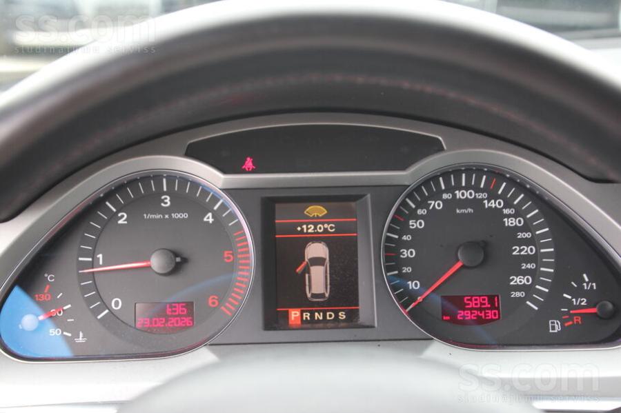 Melns Audi A6 2008 Tukums, ar dzinēja tilpumu 3.00 L un nobraukumu 292 tūkst. km par 4990 €, foto 30 vietnē AUTOMOTO.COM.LV