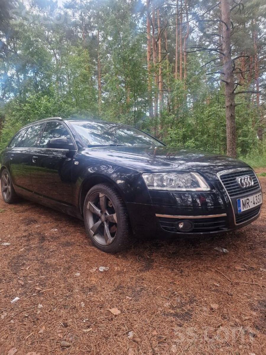 Черный Ауди А6 2008 в Даугавпилс, объемом двигателя 2.70 л и пробегом 276 тыс. км за 4200 €, фото 1 на AUTOMOTO.COM.LV