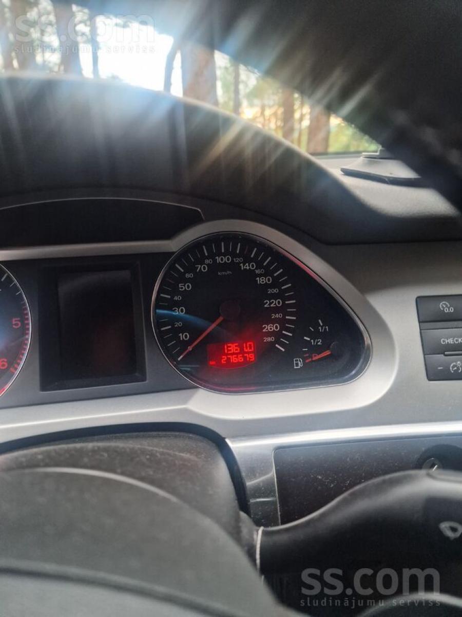 Черный Ауди А6 2008 в Даугавпилс, объемом двигателя 2.70 л и пробегом 276 тыс. км за 4200 €, фото 9 на AUTOMOTO.COM.LV