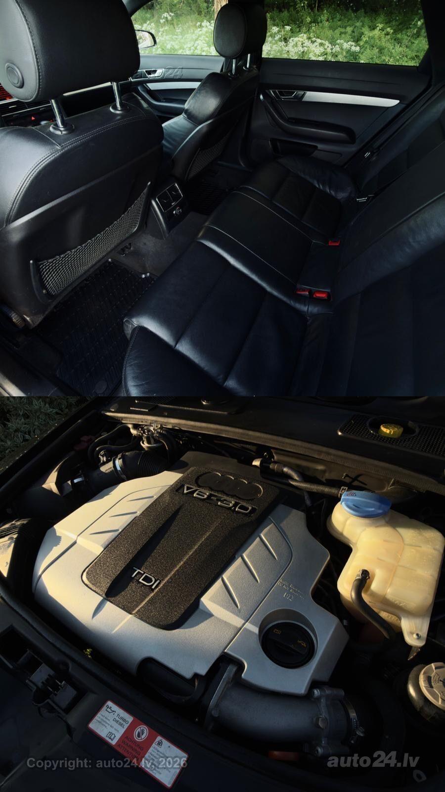 Melns Audi A6 2008 Tallina, ar dzinēja tilpumu 3.00 L un nobraukumu 433 tūkst. km par 2999 €, foto 9 vietnē AUTOMOTO.COM.LV