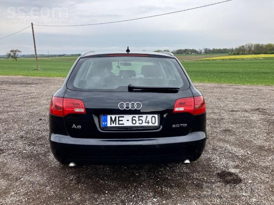 Melns Audi A6 2008 Talsi, ar dzinēja tilpumu 2.00 L un nobraukumu 296 tūkst. km par 4999 €, foto 5 vietnē AUTOMOTO.COM.LV
